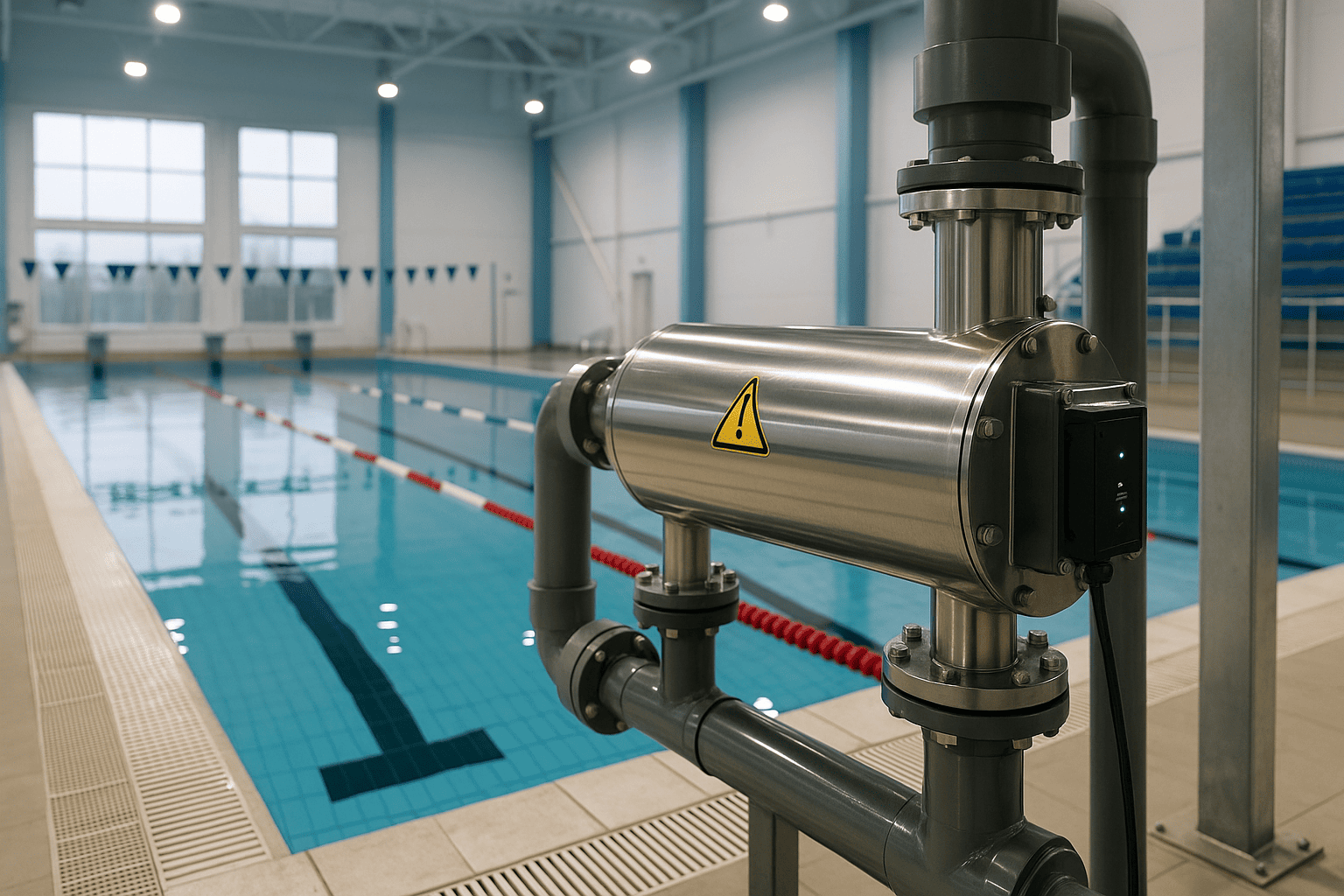 UV Water Disinfection System Installed in Sports Pool - UVL