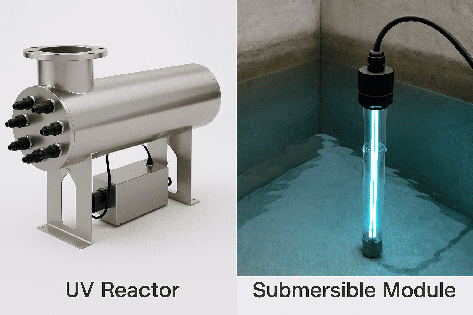 Choosing Between UV Reactor and Submersible Module - UVL