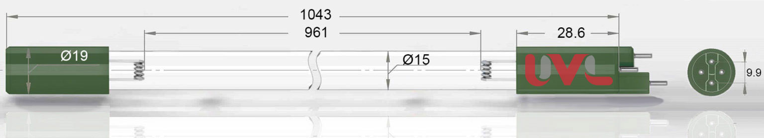 UV lamp S950RL-HO buy with delivery - UVL